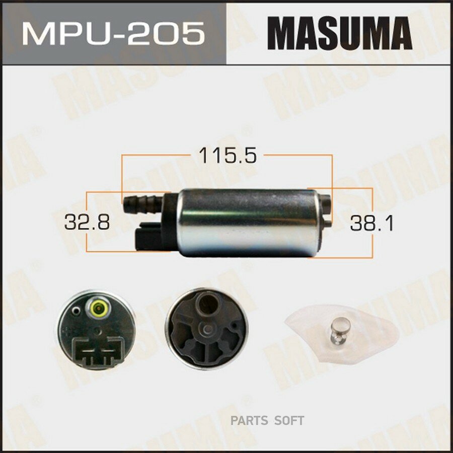 Бензонасос MASUMA, X-TRAIL, MURANO / T31, Z51, сетка MPU-031 MASUMA MPU205