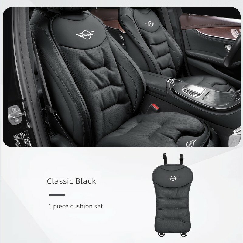 BMW Mini Классический черный перфорированный подголовник подушка - 1 шт