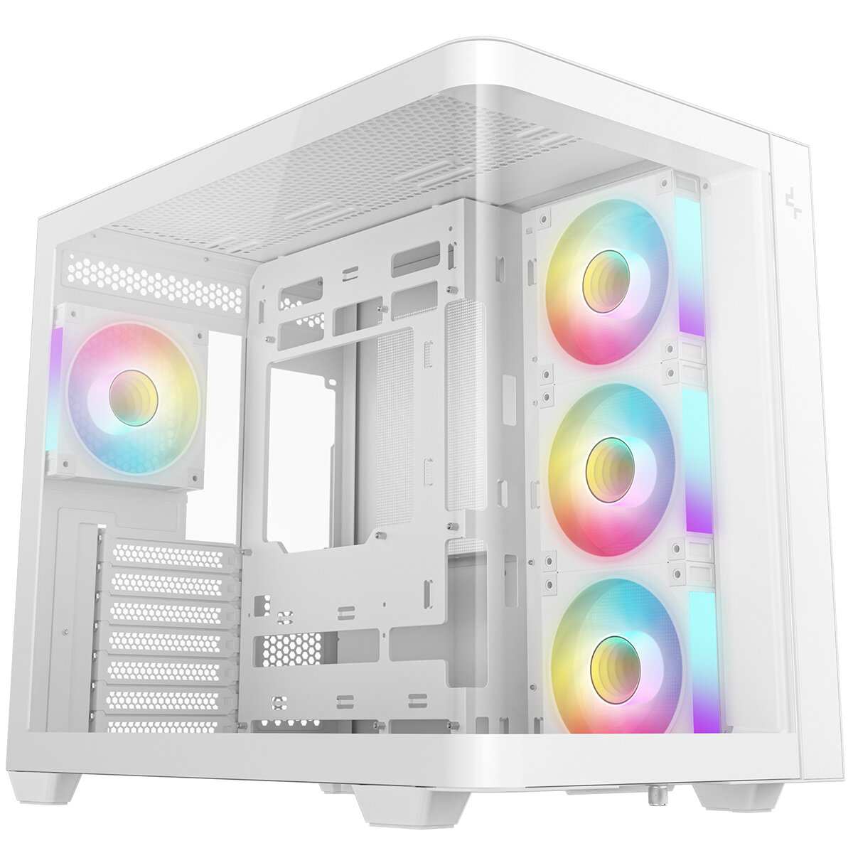Корпус для ПК Deepcool CG530U 4F WH, Middle Tower, ATX, Белый (R-CG530U-WHAGA4-G)