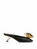 Мюли Salvatore Ferragamo S-shaped heel mules, размер 7, черный
