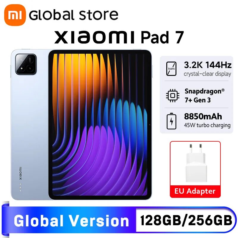 Планшет Xiaomi Pad 7, 11.2", 8/256ГБ, Wi-Fi, Android — фото 1