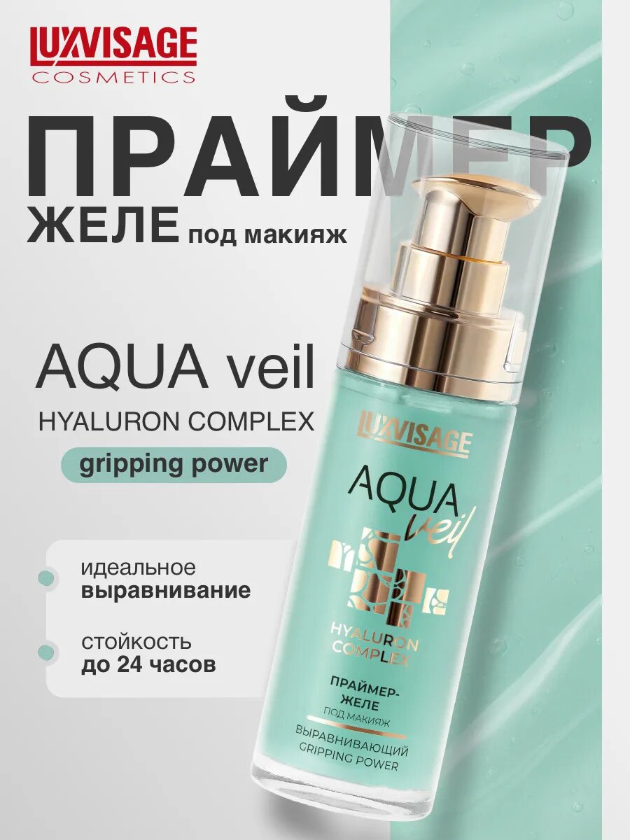Праймер желе под макияж выравнивающий LUXVISAGE AQUA Veil, 30 мл