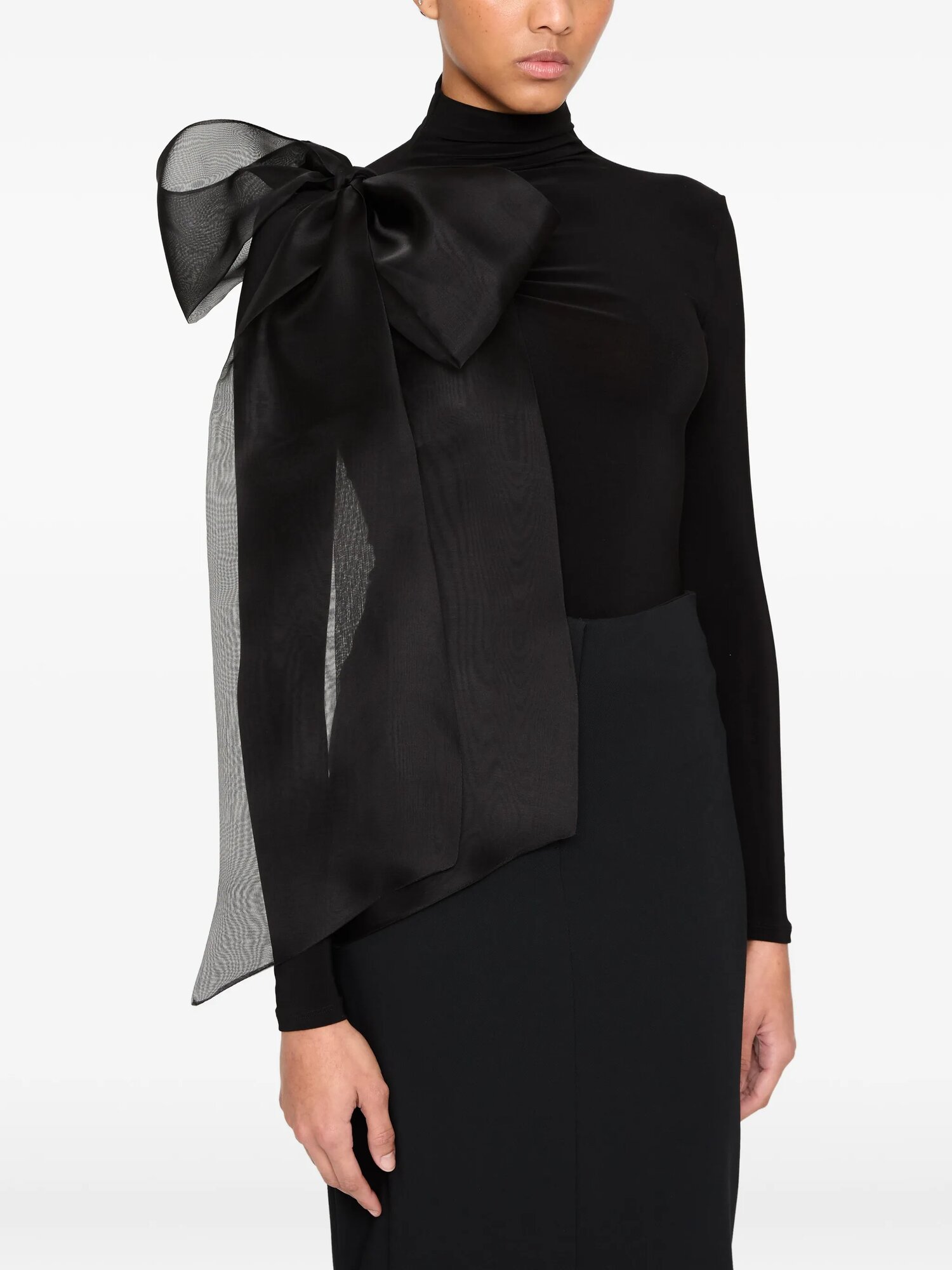 Блуза ATU BODY COUTURE, размер 2XL, black / black — фото 1