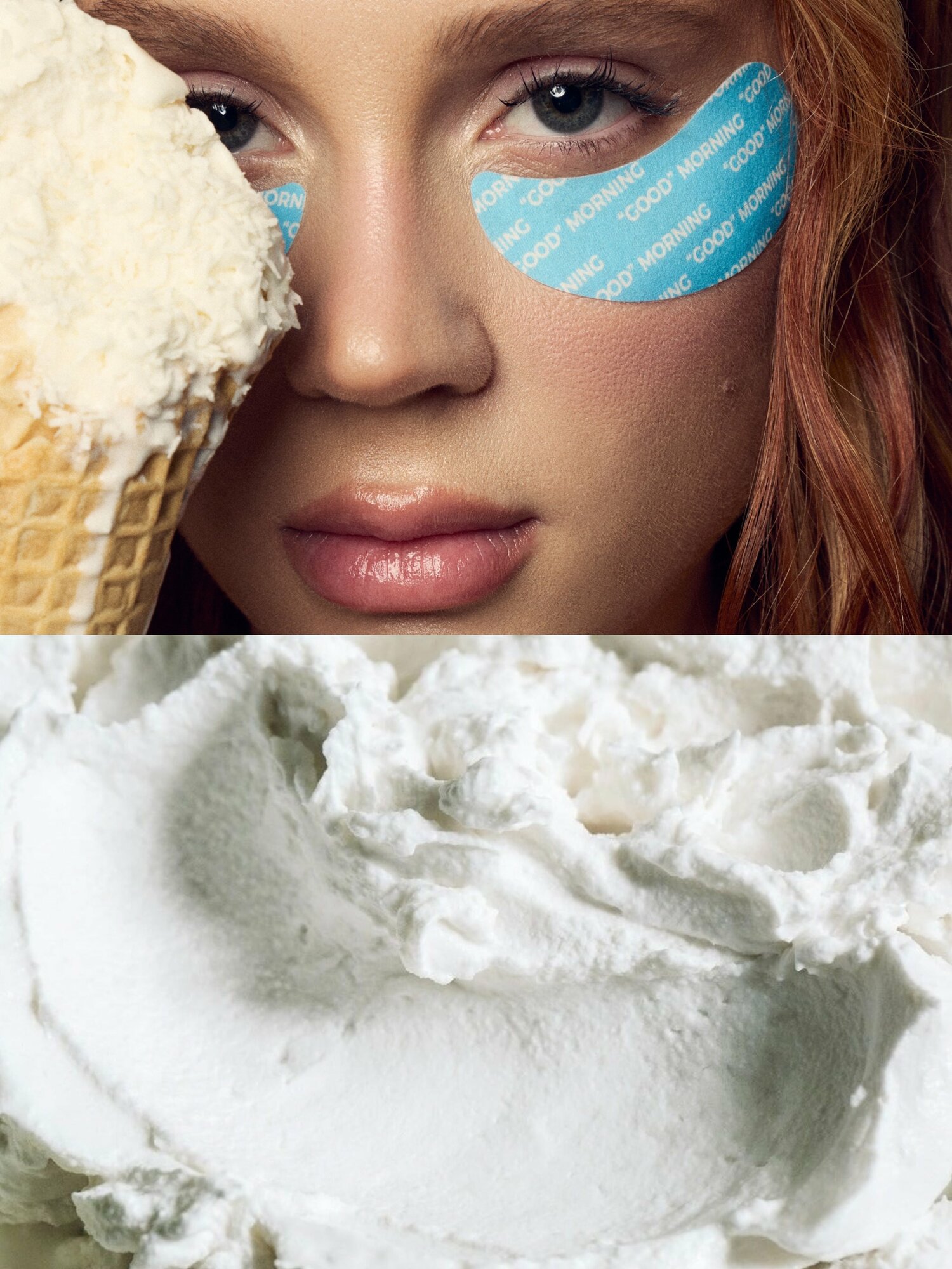 Патчи для глаз 1 пара "Good" Morning with Coconut Ice Cream aroma