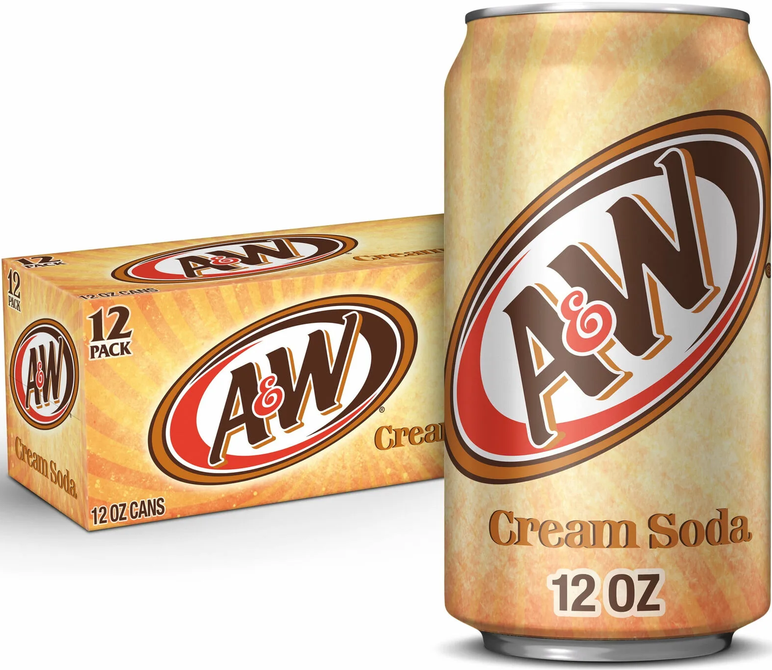 A&W Cream Soda 0,35л./12шт. A&W Напиток газированный Производство - США