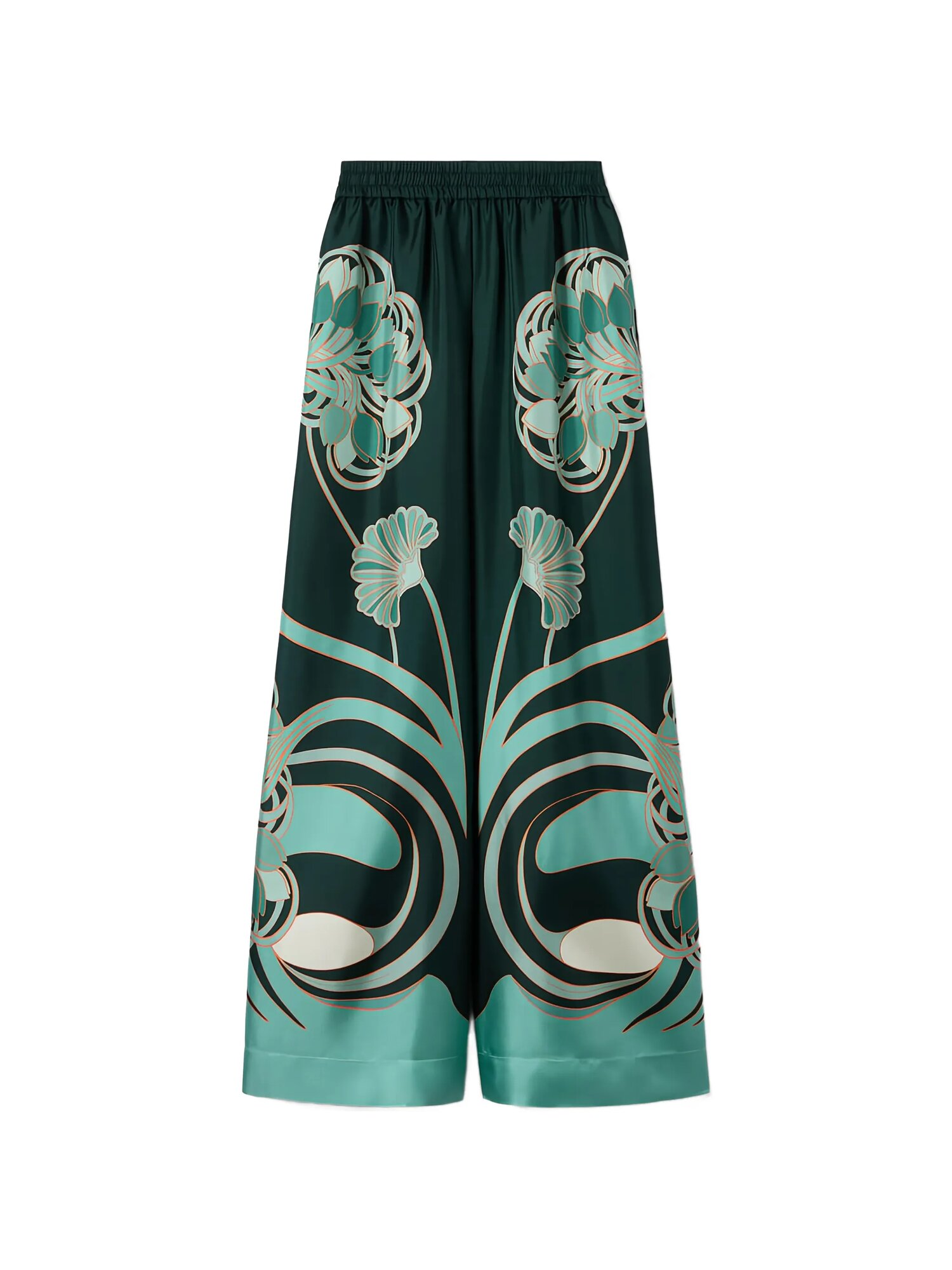 Брюки Floral-print palazzo pants