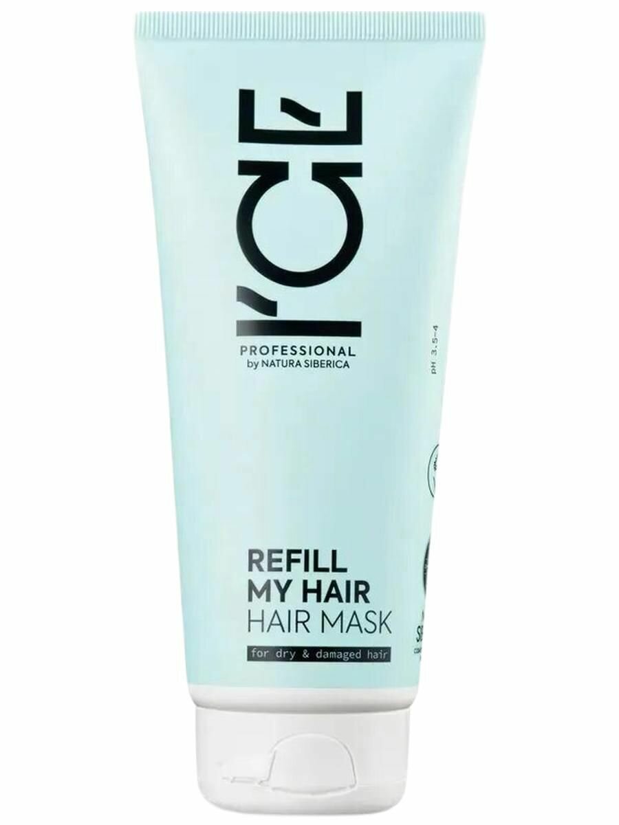 Маска для сухих и повреждённых волос, NS ICE Professional Refill My Hair, 200мл