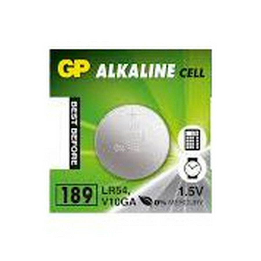 Батарейка GP Alkaline cell 189 AG10 LR1130 389 189 LR54 Отрывной блок 1 шт.