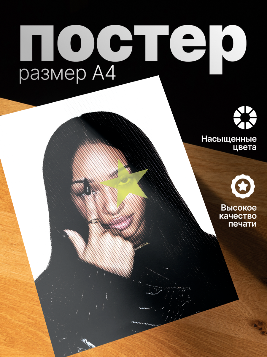 Постер ZEKEKS Katseye, без рамы, 29 x 21 см, цифровая печать
