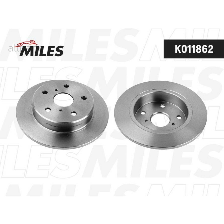 MILES K011862 Диск тормозной GEELY EMGRAND EC7- задний