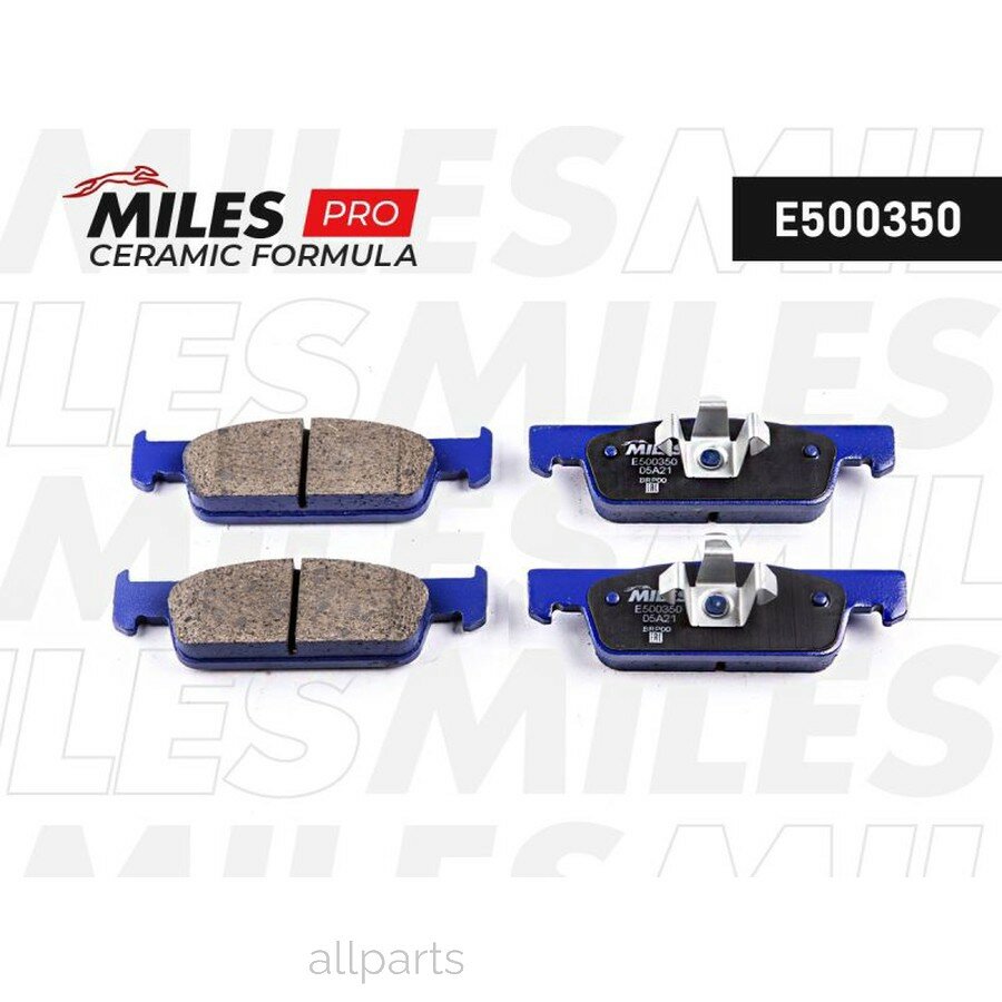 MILES E500350 Колодки тормозные RENAULT LOGAN II/SANDERO II 16V 14- пер. Ceramic