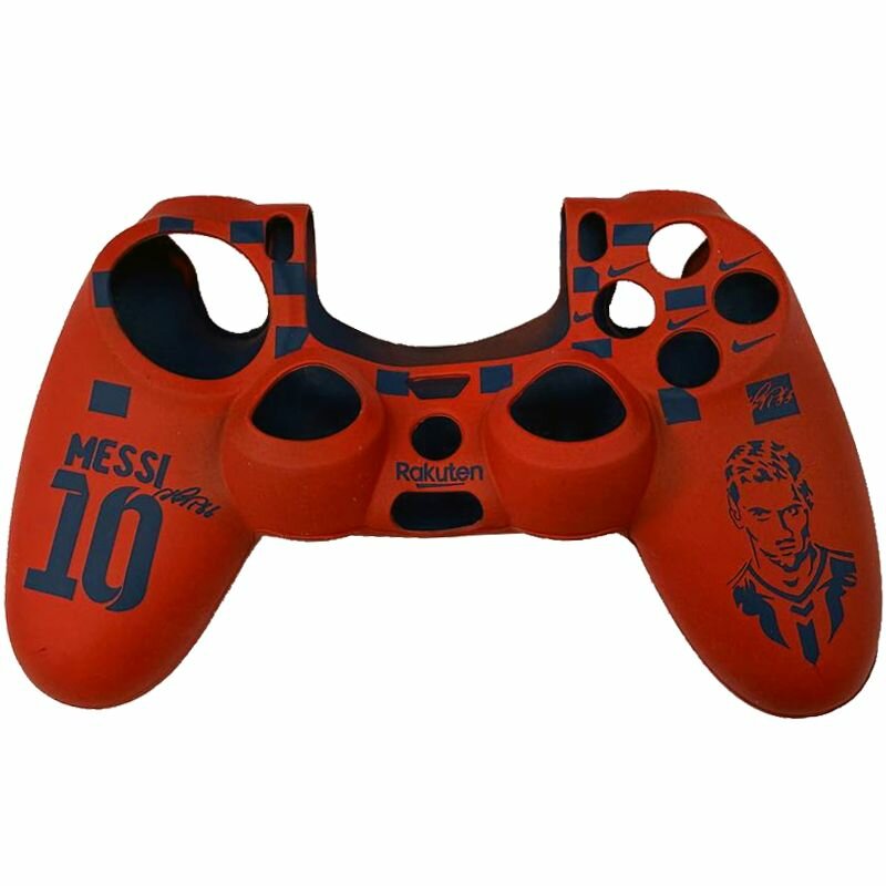 Силиконовый чехол для геймпада DualShock 4 (Messi 10)