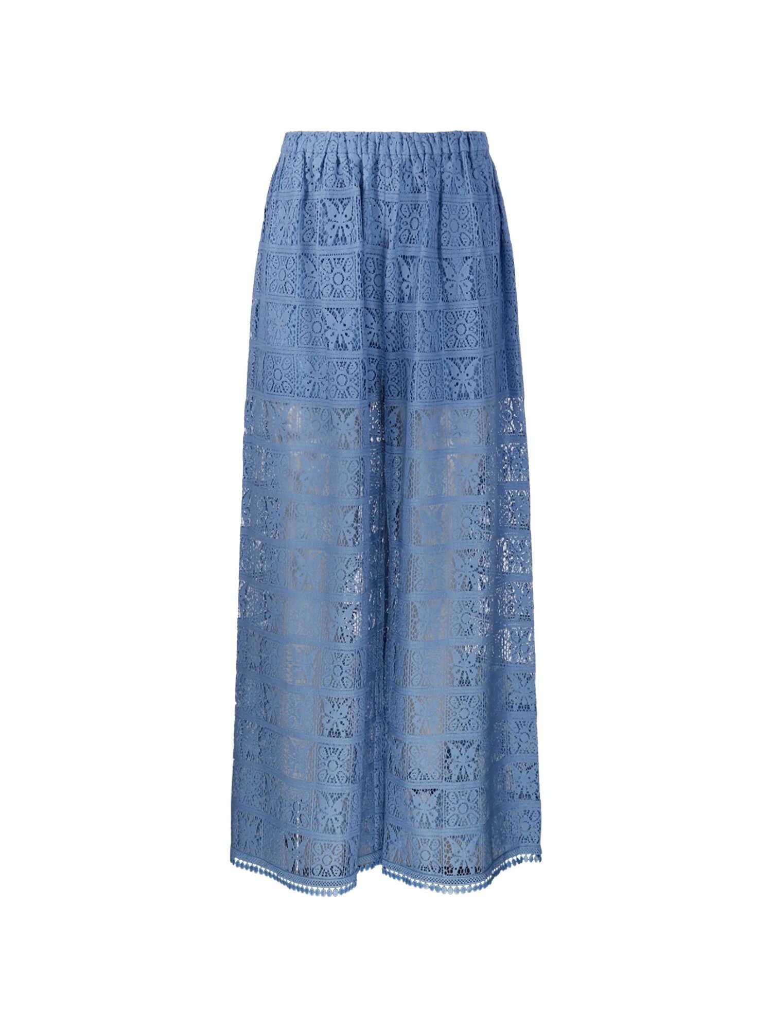 Брюки Guipure-lace palazzo pants