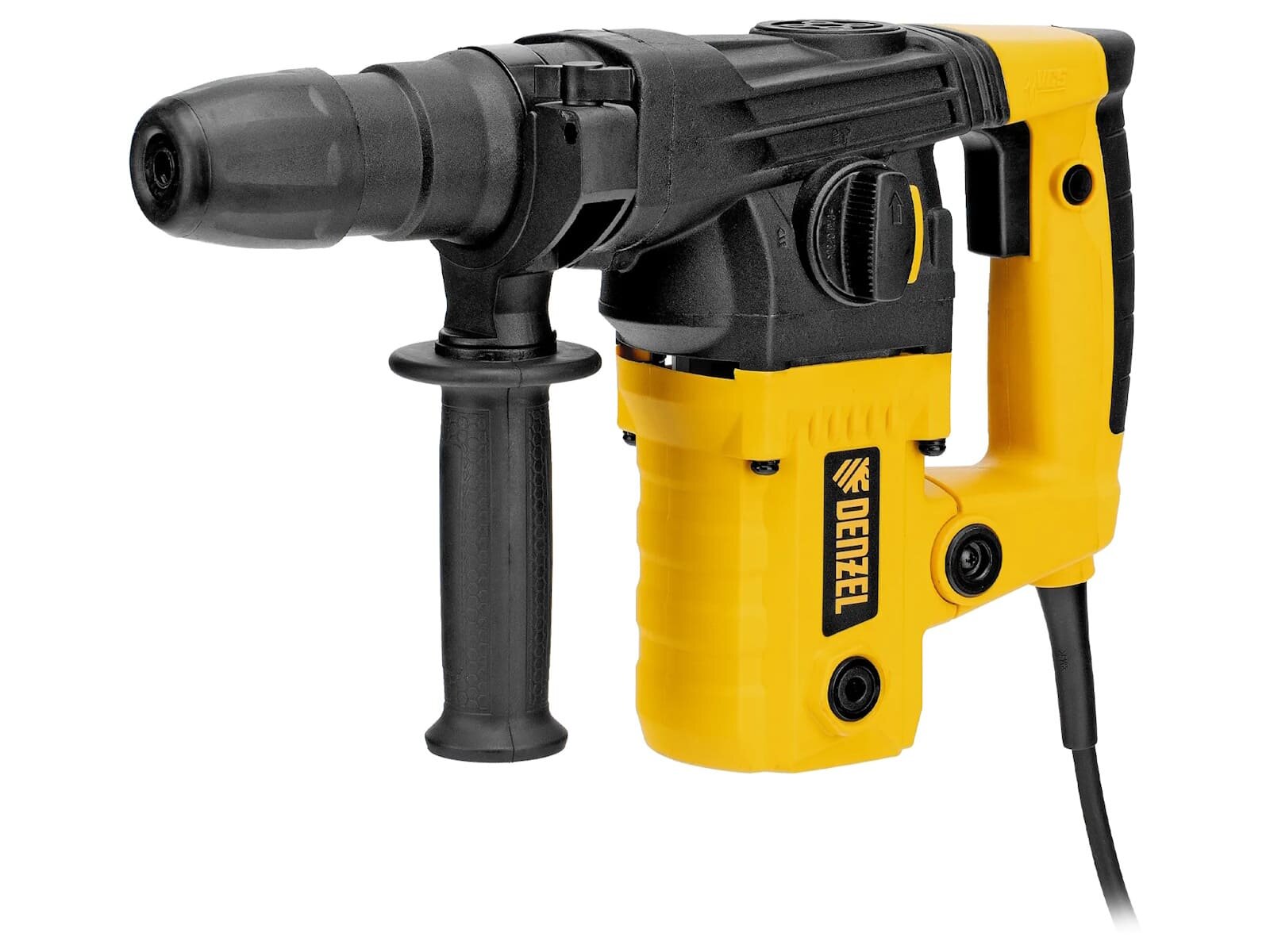 Перфоратор Denzel RHVB-1100-26 (1100 Вт, 4 Дж, кейс, буры в комплекте)