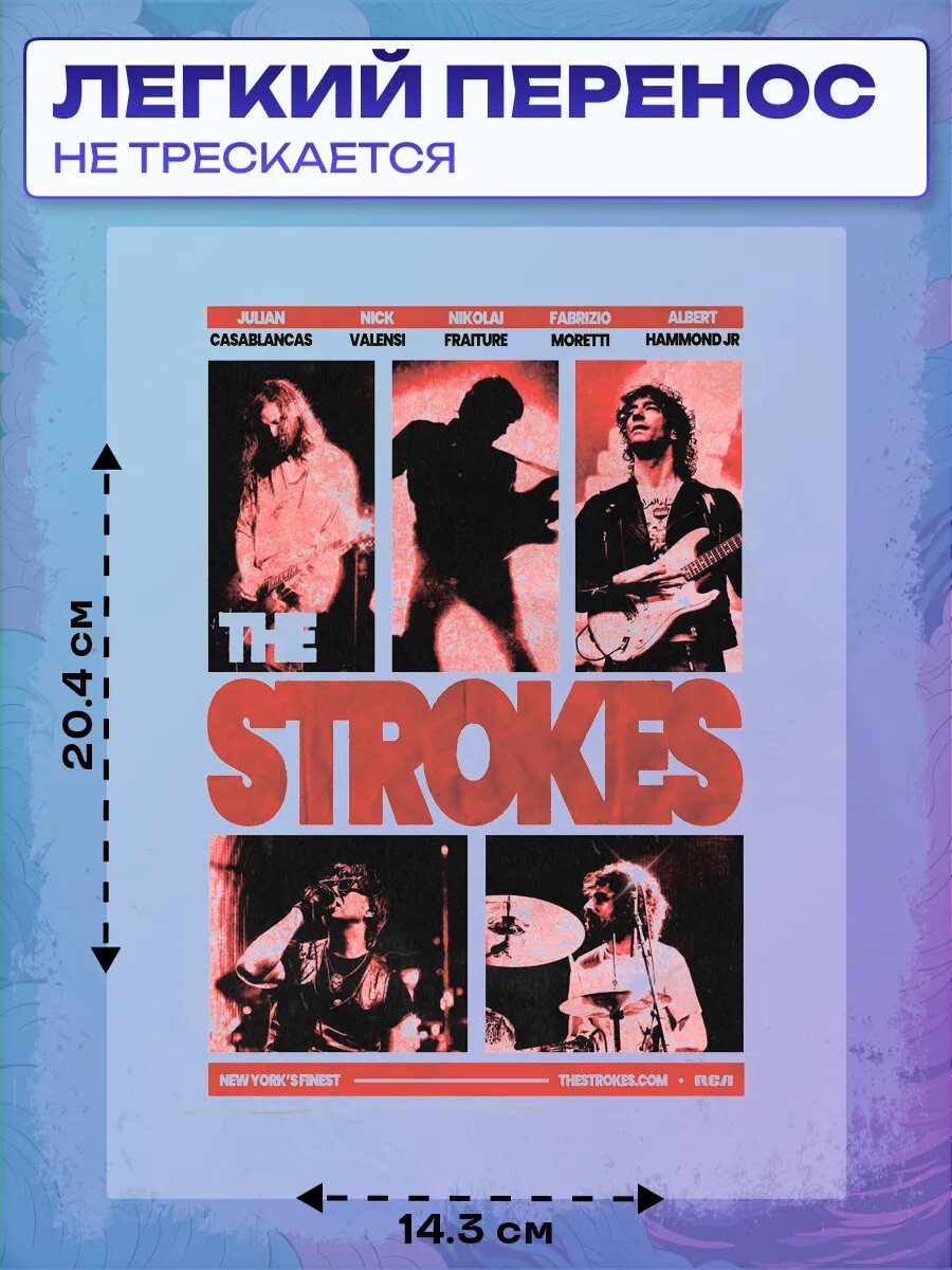 Термонаклейка the strokes — фото 1