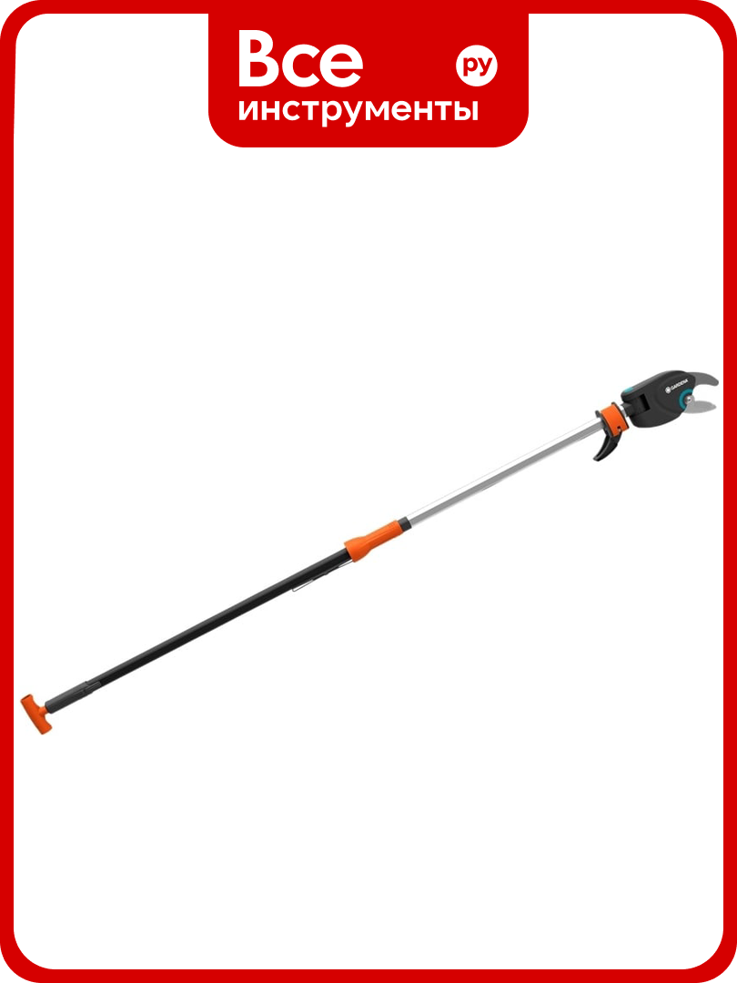 Высокотрез GARDENA StarCut 160 Plus секатор с обводным механизмом, покрытием рукояток и стальными лезвиями, заточенными
