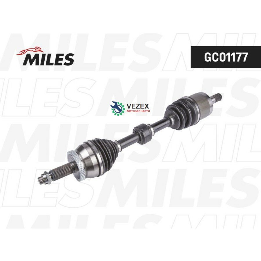 MILES GC01177 Привод в сборе левый HYUNDAI SANTA FE 06- 2.7 GC01177