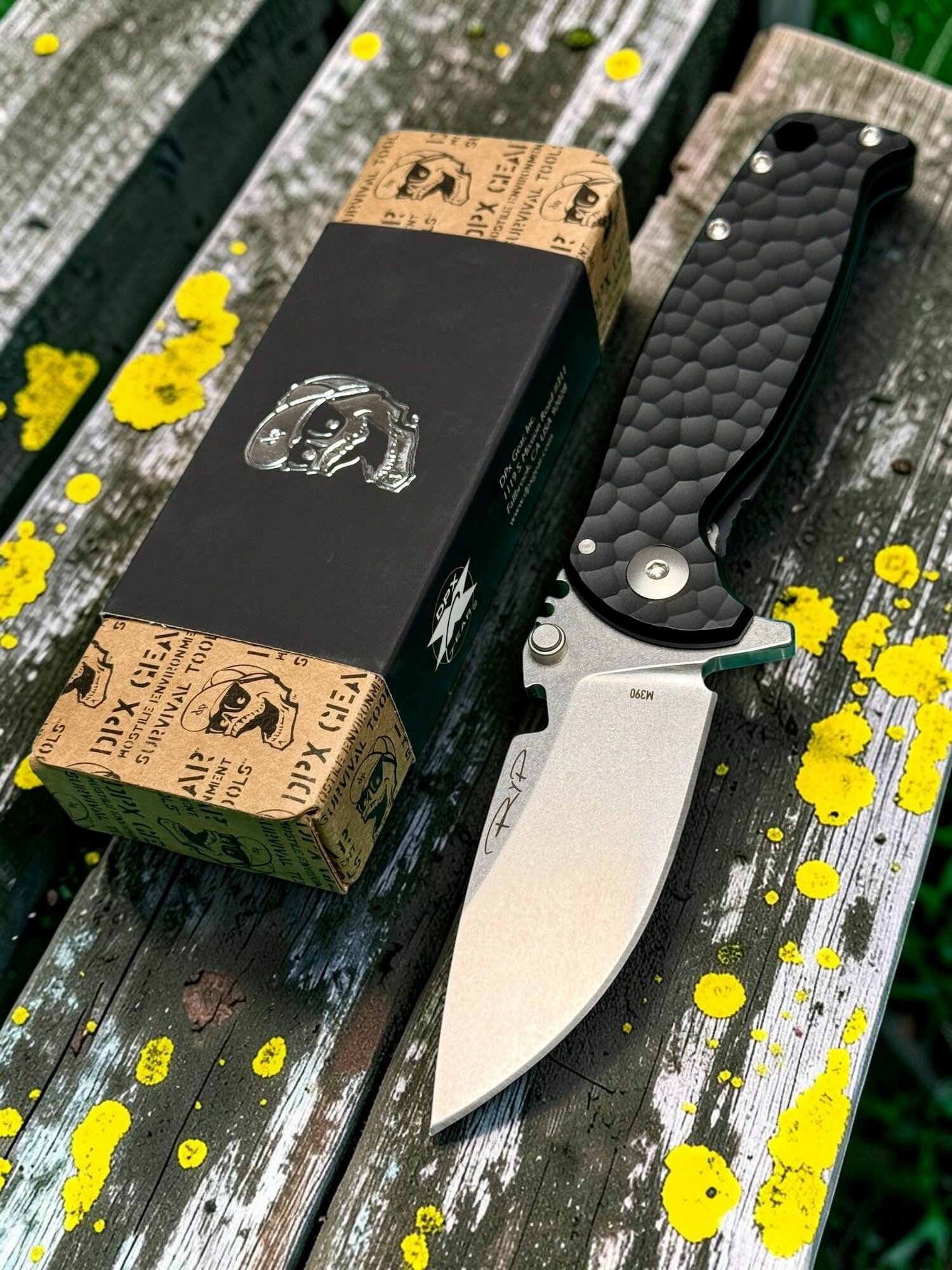 Нож складной DPx Gear DPXHSF451 HEST F, M390 StoneWash Blade, Sculpted Aluminium Handle