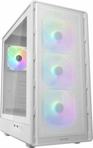 Компьютерный корпус Cougar Airface Pure RGB (Airface Pure RGB White) белый - Midi Tower, ATX, USB 3.2 Gen 1 Type-A, USB 3.2 Gen 1 Type-C