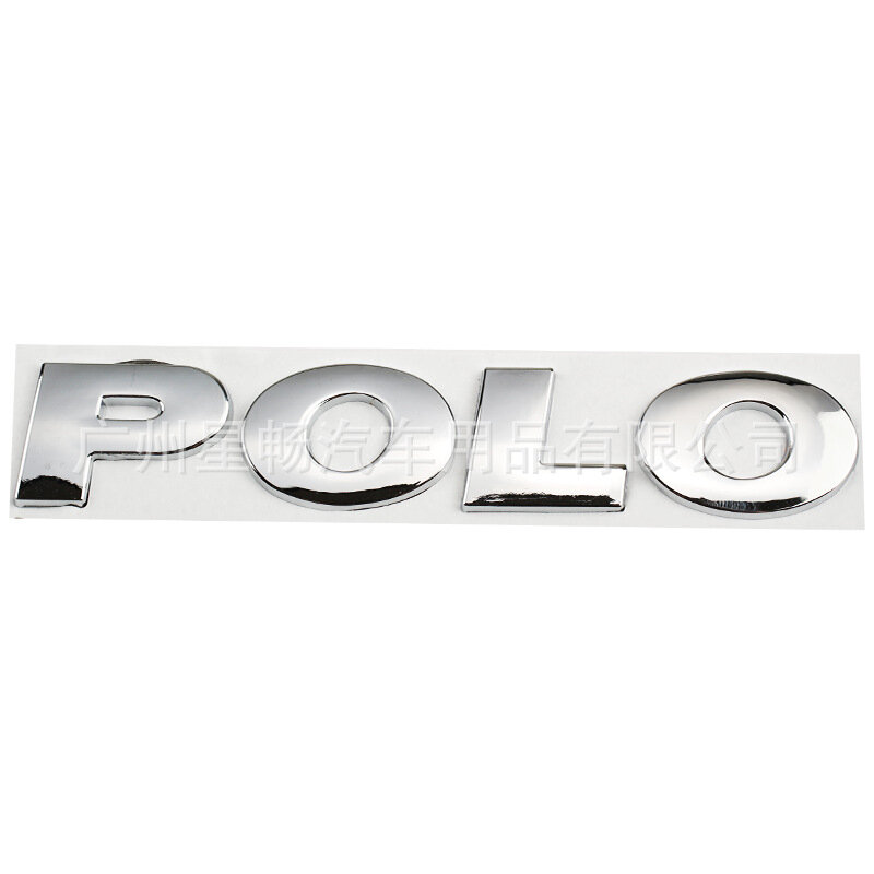 Подходит для модели Volkswagen POLO 2016 года, задняя буквенная эмблема, наклейка с логотипом автомобиля, эмблема на багажник, трехмерная эмблема, задняя эмблема.