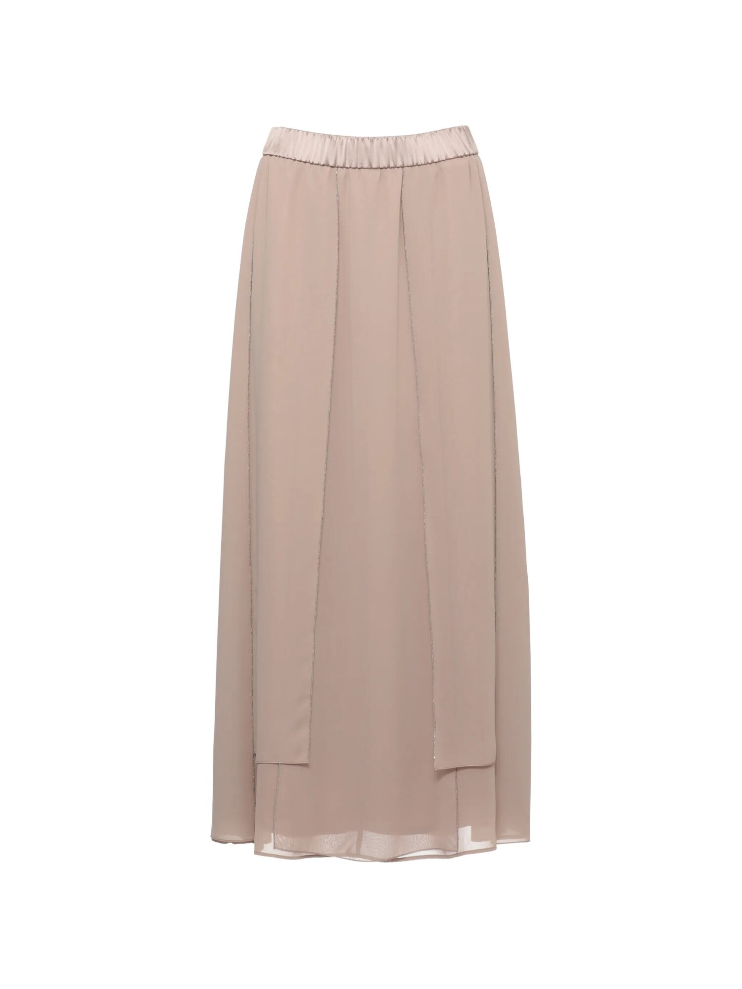 Юбка Layered elasticated-waist midi skirt