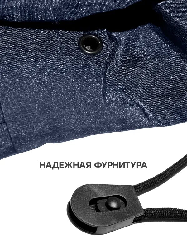 Панама  Весна-лето 2025 для мужчин и женщин, размер Универсальный RU 56/59, синий — фото 1