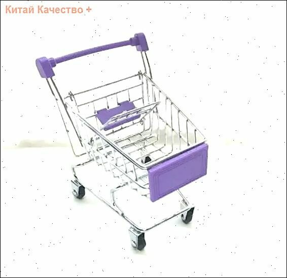 Набор тележек, 1:48, для магазина, яркие, разноцветные, 2 шт
