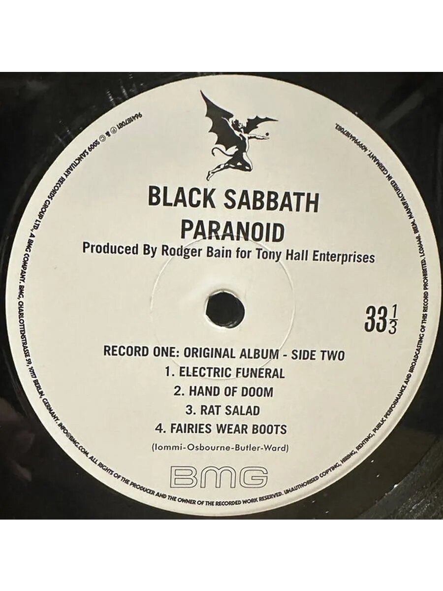Black Sabbath - Paranoid (2LP deluxe) — фото 1