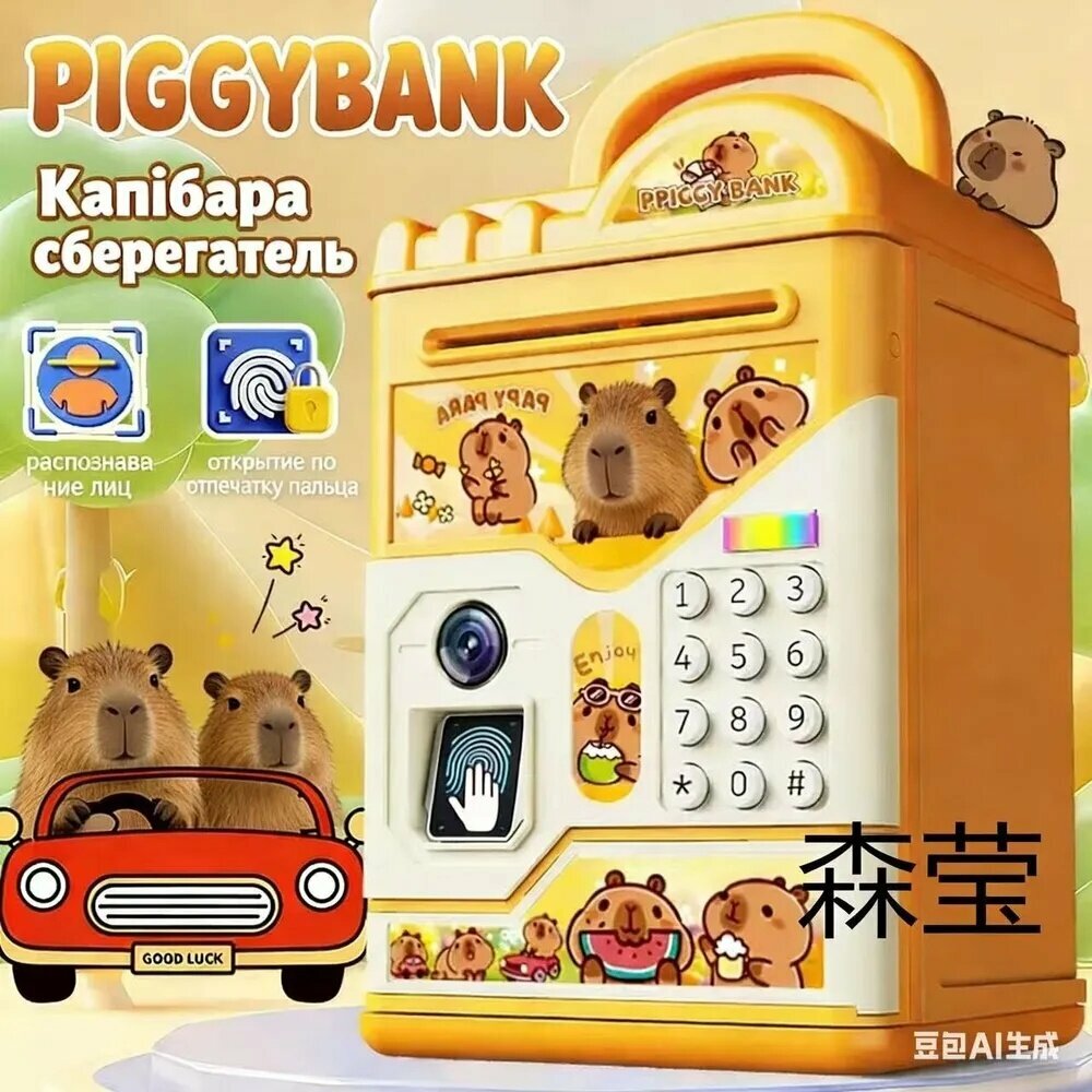Копилка для денег, 10х18.5 см, 1 шт