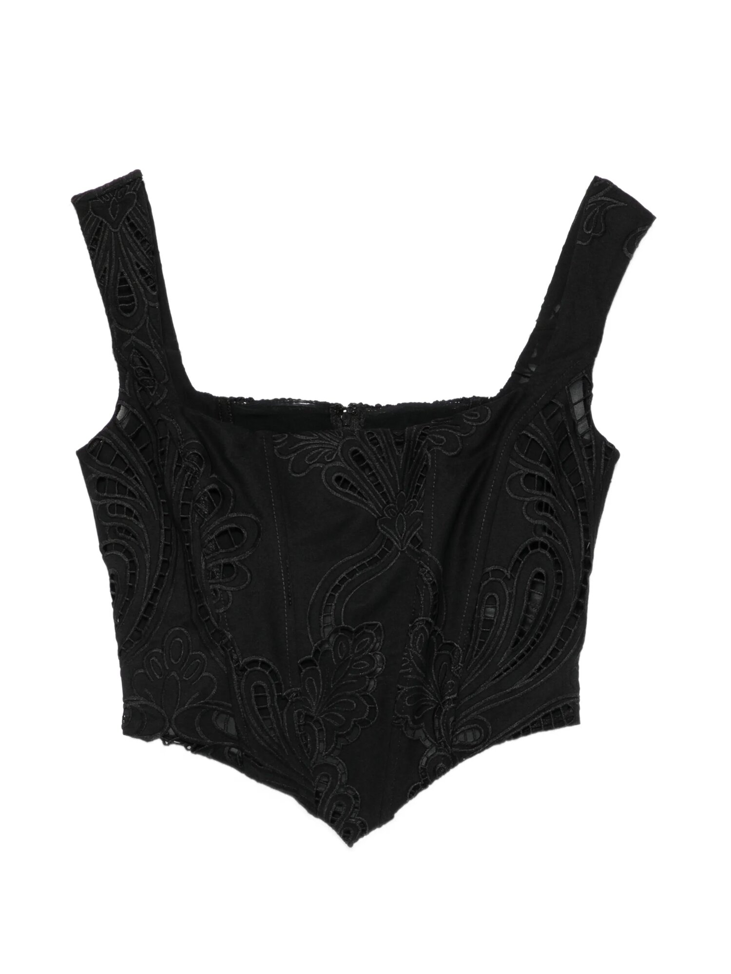 Топ Embroidered corset top