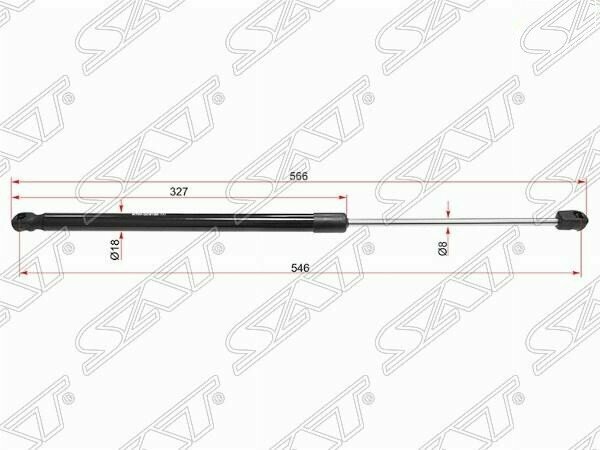 Амортизатор крышки багажника SAT ST-81770-F1000 Kia Sportage 15-22 справа=слева