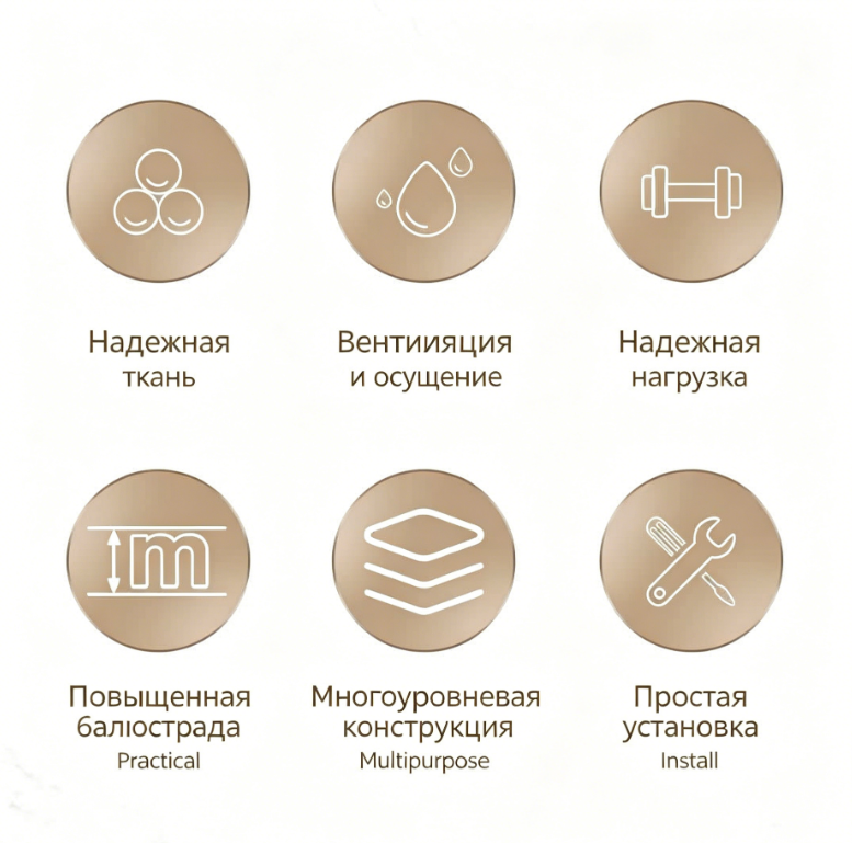 Угловая полка для ванной комнаты, двухъярусная, без сверления, с крючками, серая — фото 1