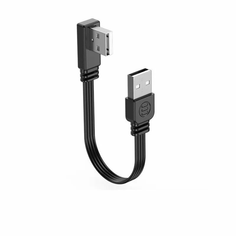 CY Угловой кабель USB 2.0 А «папа» на USB «мама» 15cm, ST-RI