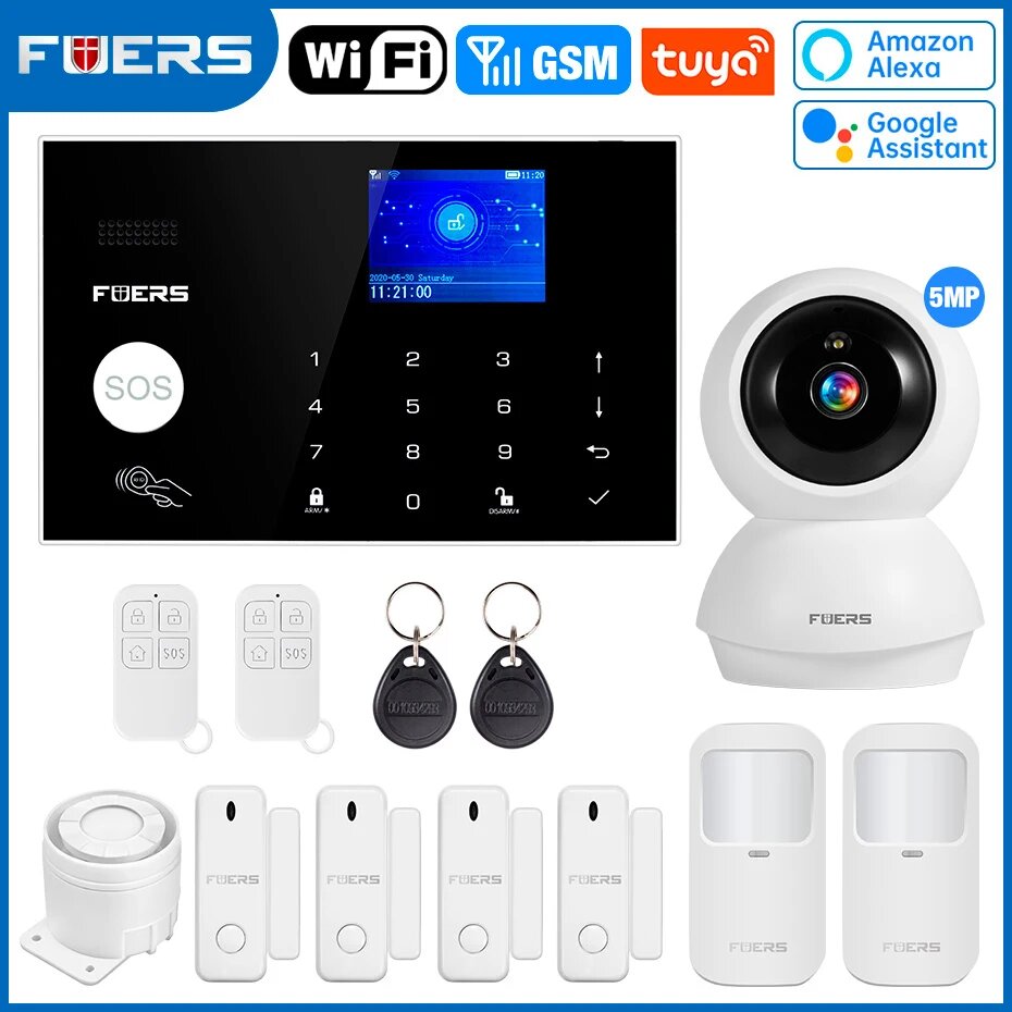 Беспроводная сигнализация Fuers G30 GSM Alarm Kit 5 EU Plug