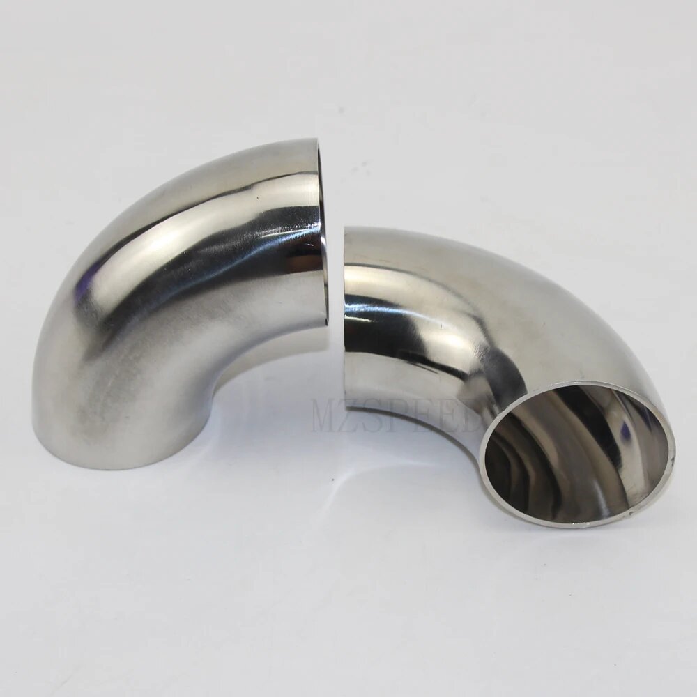 Отвод из нержавеющей стали 304, 90°, 22-80 мм, 25mm x 1.5mm