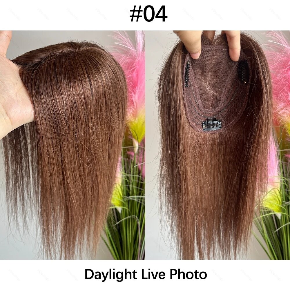 Коричнево-блонд накладная MinselHair, Цвет: 04, 12 дюймов