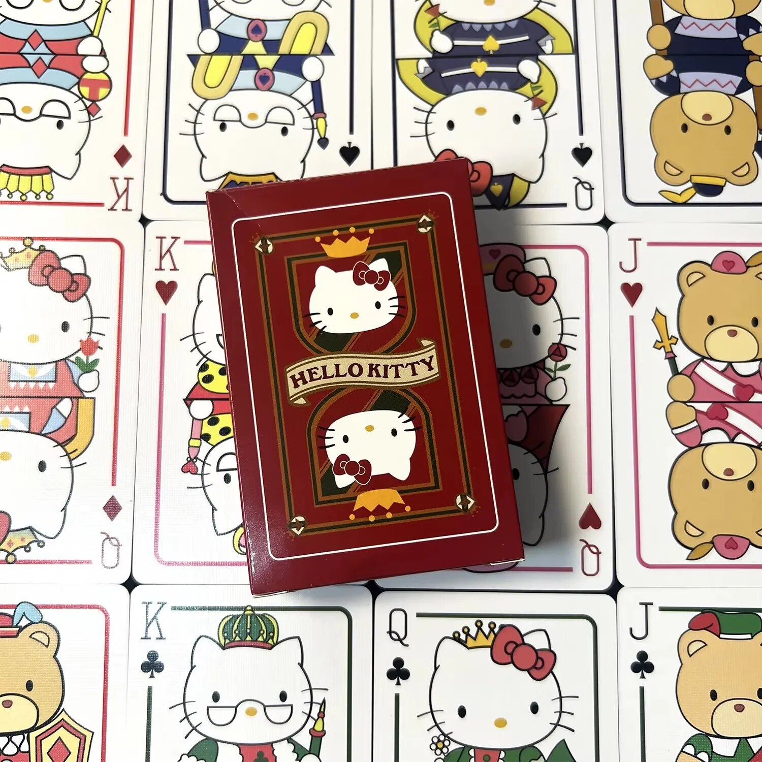 Набор Игральных Карт «Привет, Милый Котёнок» — Весёлые Настольные Игры, Мультяшные Игральные Карты, Милые Аксессуары