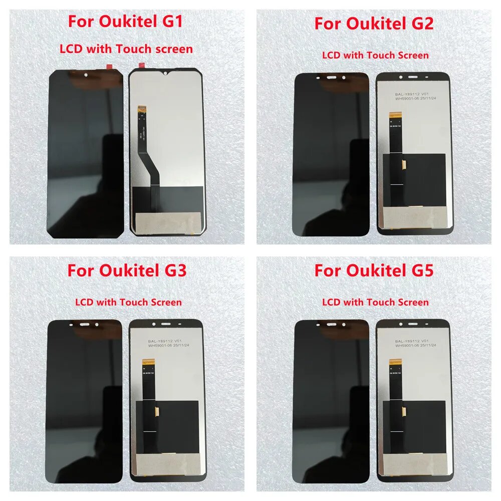 Дисплей Oukitel G1, замена экрана LCD, протестированный