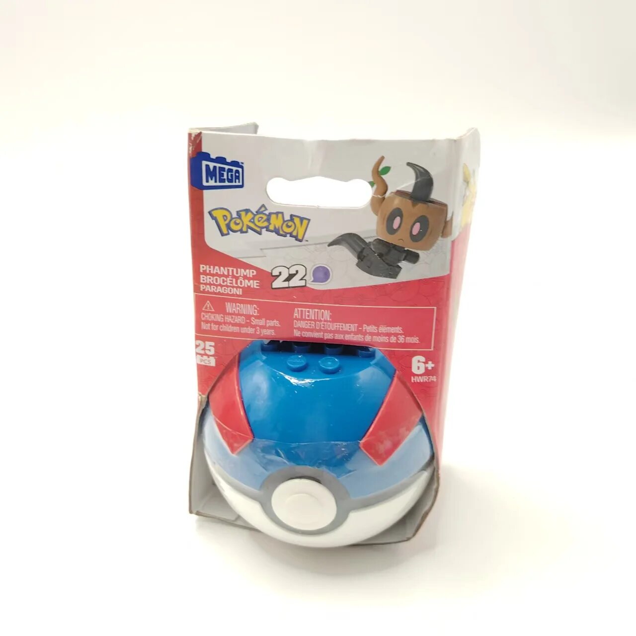 Pokemon Mega Construx Phantump в шаре, Синий