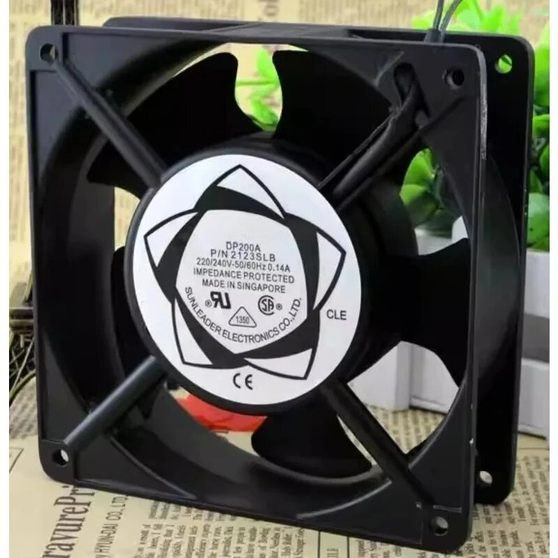 Металлический вентилятор охлаждения SUNON DP200A 2123SLB 220В 12см для сварочного оборудования