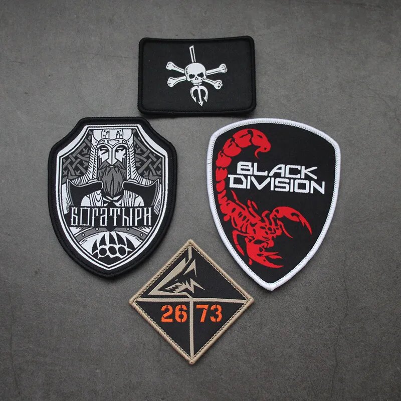 Черная тактическая нашивка Escape from Tarkov Black Division