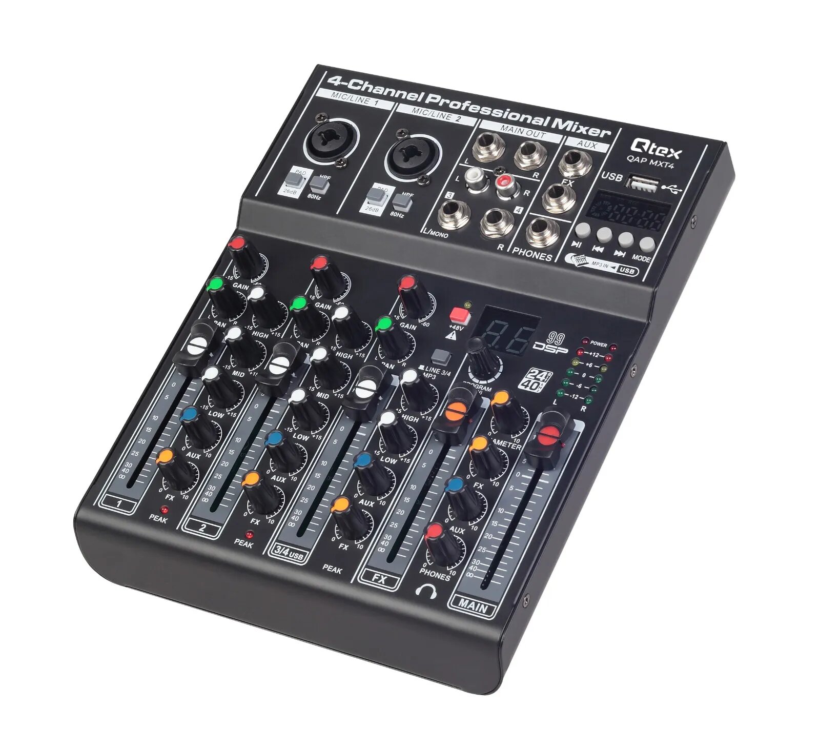 Микшерный пульт Qtex QAP MXT4