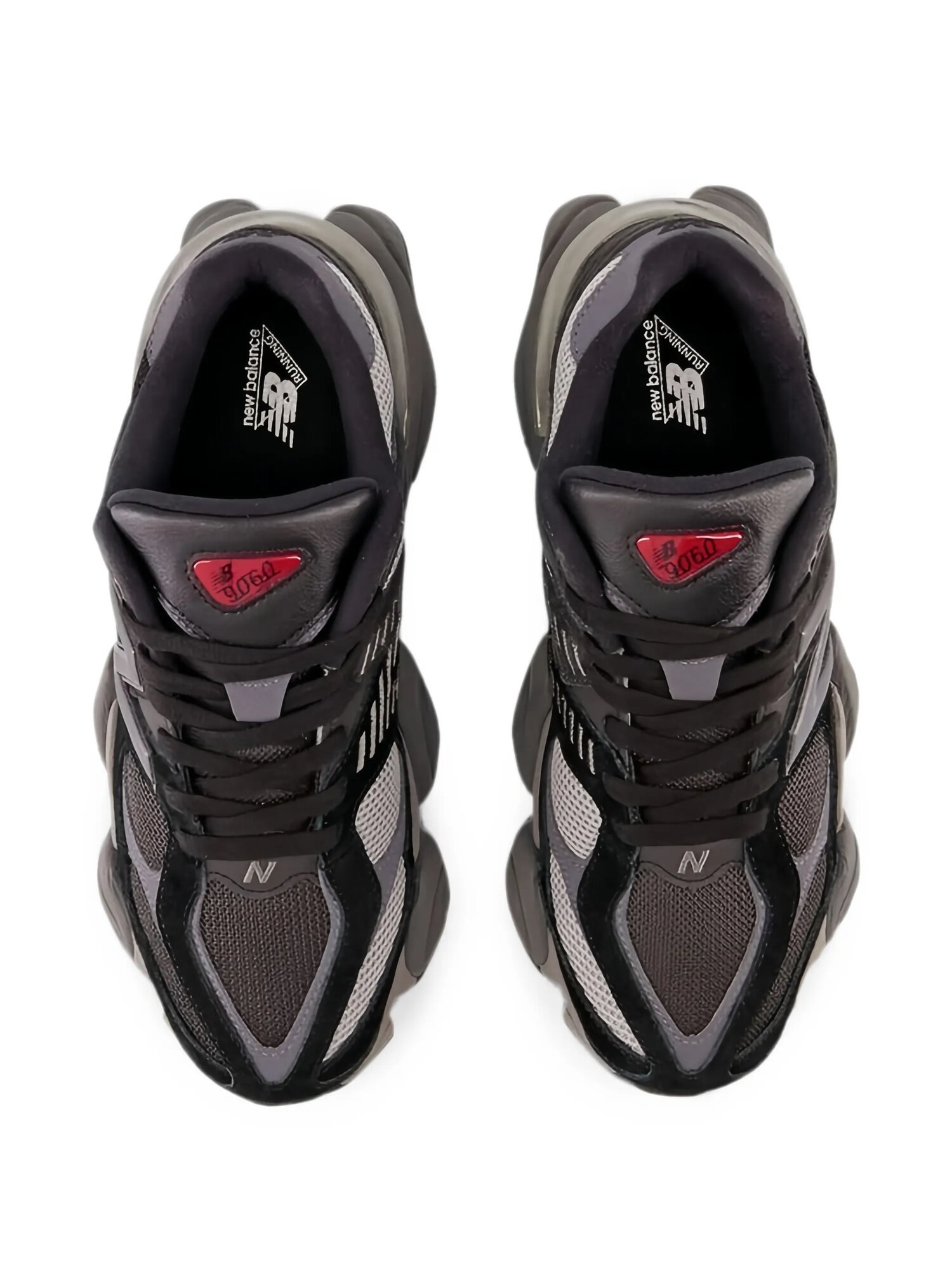 Кроссовки New Balance 9060 sneakers, размер 12 US, black/black — фото 1