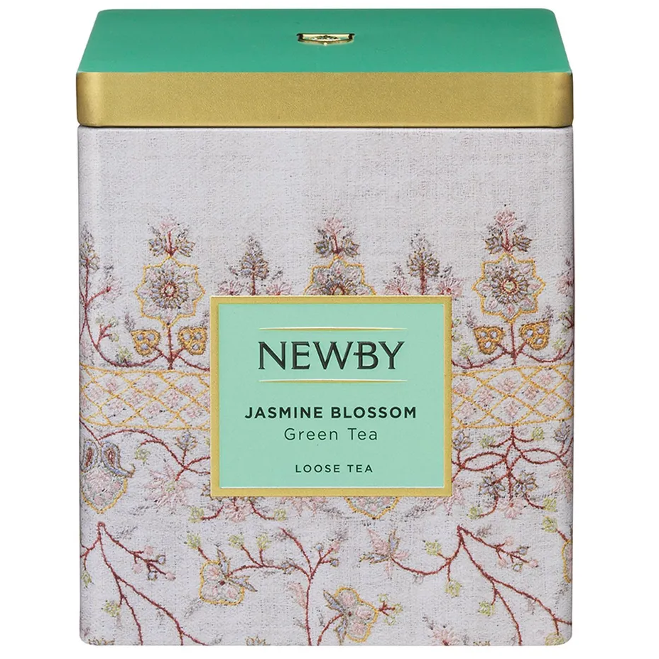 Чай Newby Цветок жасмина, банка, 125г