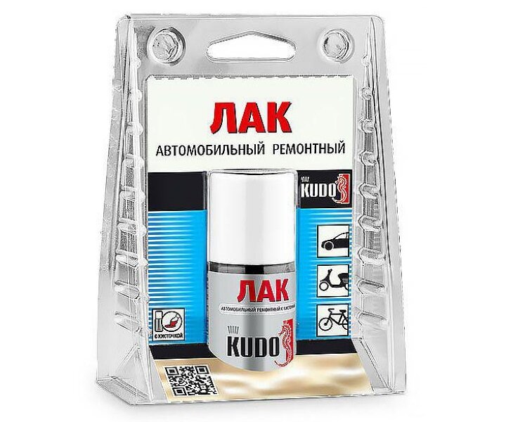 Лак ремонтный с кисточкой 15мл блистер