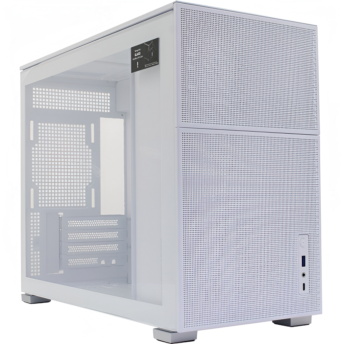 Корпус Mini-Tower JONSBO D31 MESH TG, Micro-ATX, без Б. П, белый (D31 MESH White)