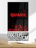 Постер на стену Quake - red gradient посередине