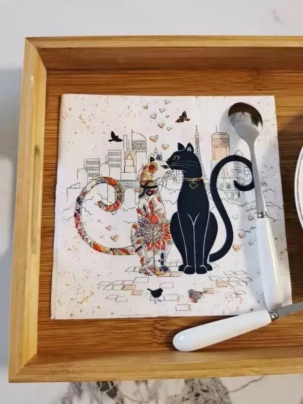 Кружка "Парижские коты", 33 мл, 20 шт