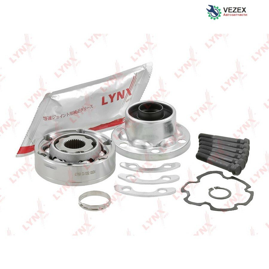 LYNXAUTO CI-1352 ШРУС BMW 3 E36 91-99 / 5 E34/E39 91-04 / 730i E32 92-94 / 7 E38 / E65 728-750, 725 tds 94-08 / X5 E53 01-06 / Z8 E52 4.9 00-03 CI-1352