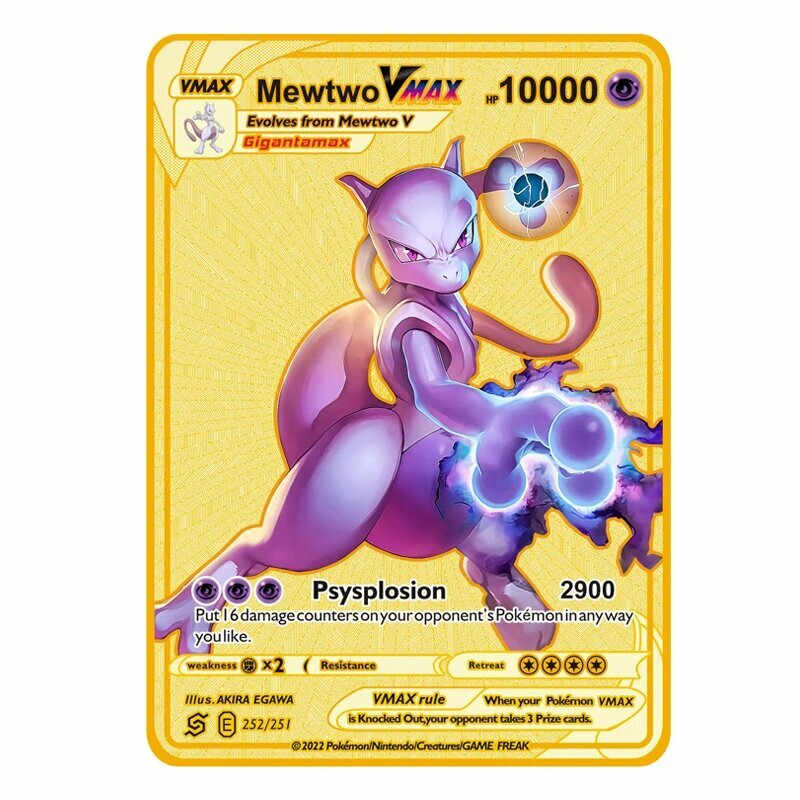 Металлическая карта Pokemon Arceus Charizard 89